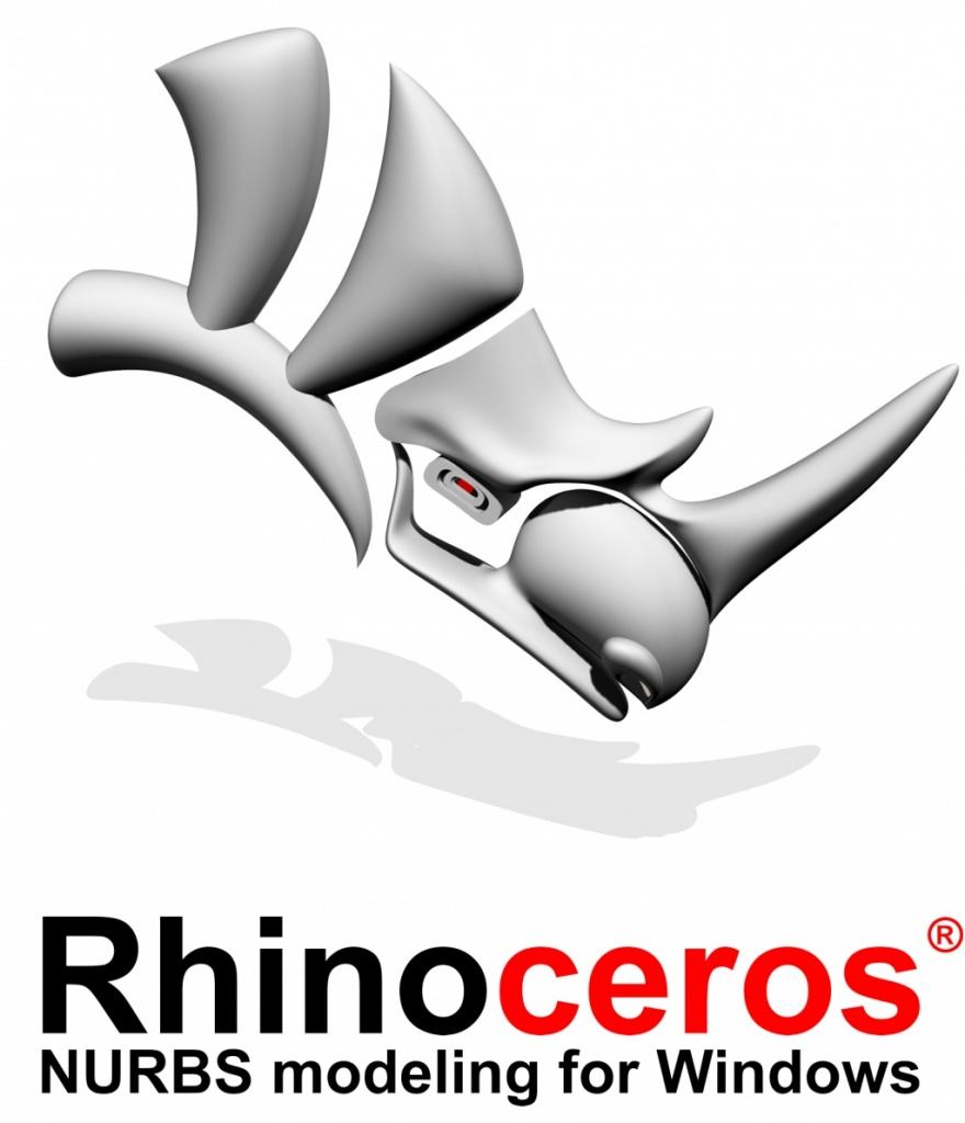 Rhinoceros 3D Logo设计,Rhinoceros 3D徽标